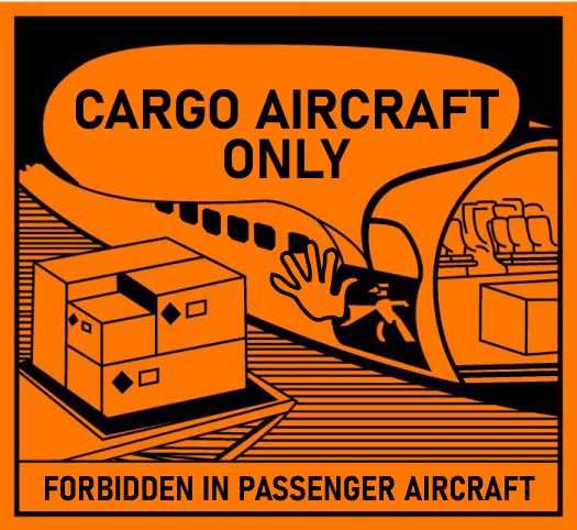 BOXLAB Services IATA Cargo Aircraft Only Label - High-Quality Labeling ...