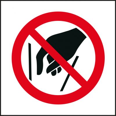 Verbotszeichen, D-P006 Zutritt für Unbefugte verboten, 250x250mm ...