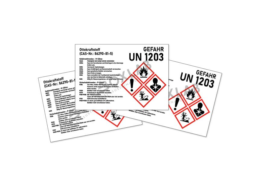 Gefahrstoffetiketten für Chemikalien | GHS/CLP-konforme Kennzeichnung ...